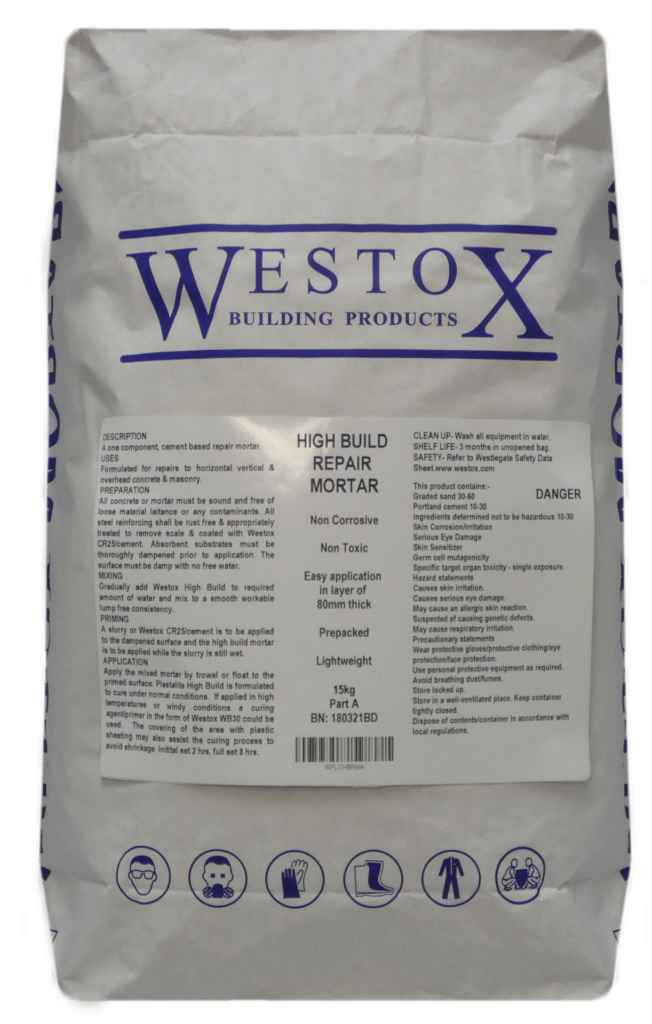 Plastalite High Build Repair Mortar A15kg - Westox